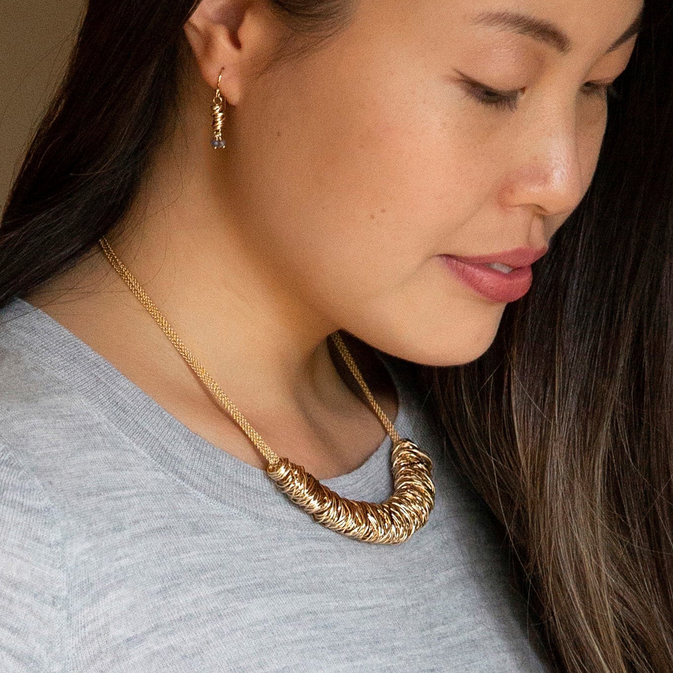 extra large twist necklace | Dianne Rodger Jewellery