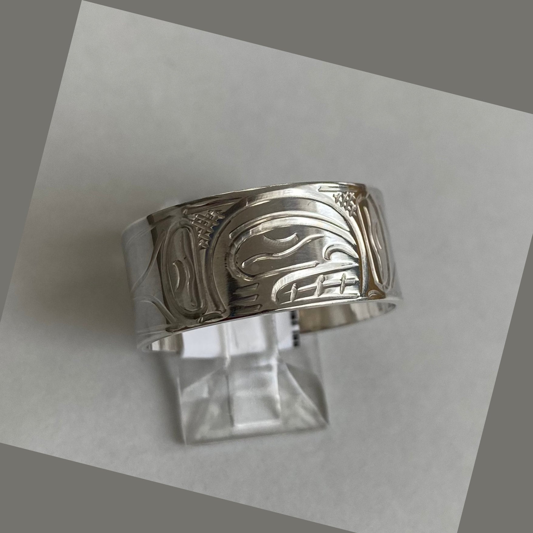 Orca Ring 3/8" width | Dianne Rodger Jewellery