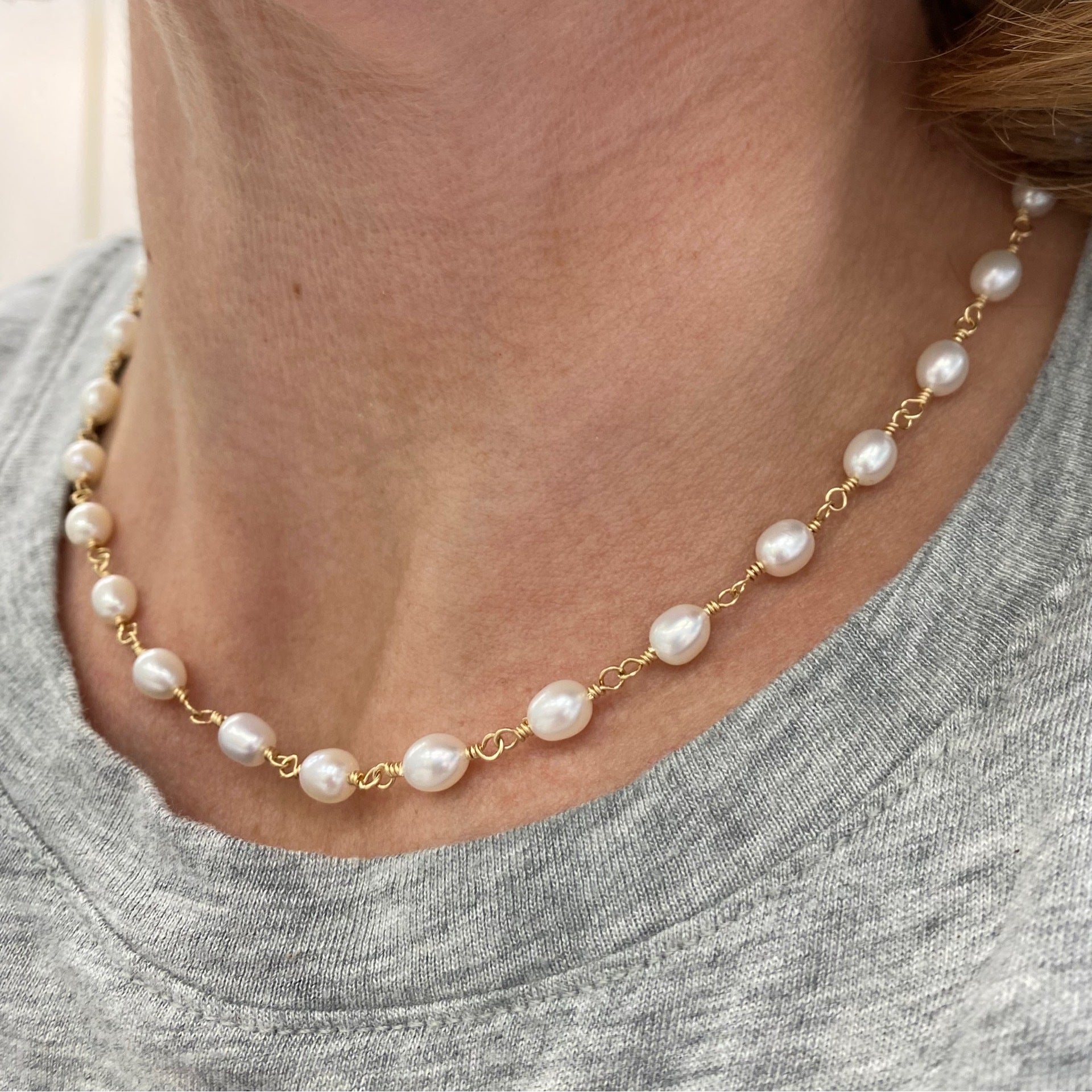 Pearl Train Necklace | Dianne Rodger Jewellery
